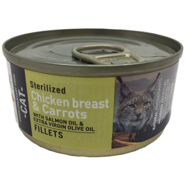 Bravery cat STERILISED CHICKEN breast fillet 70g :: BARFmix.cz